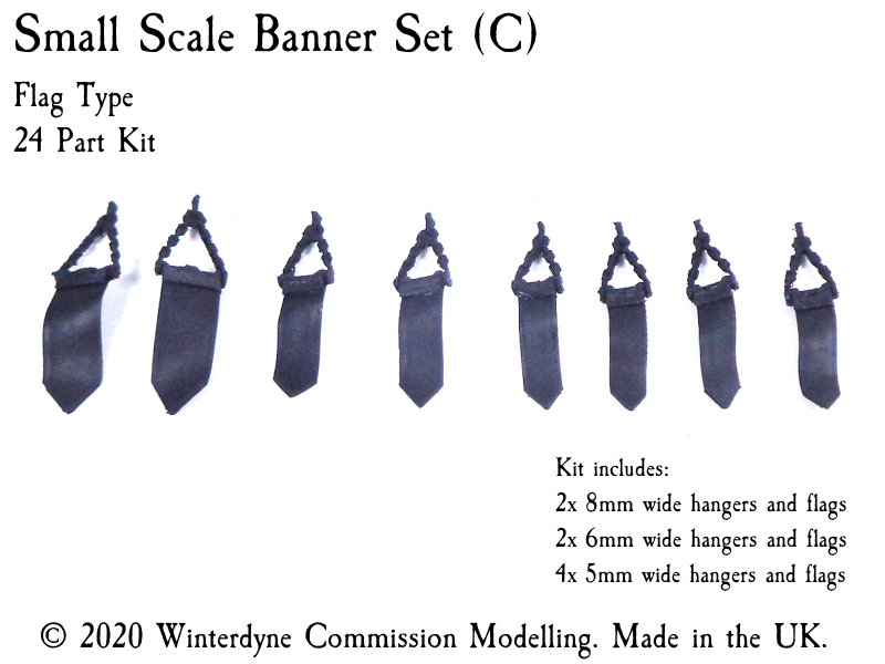 Small Scale Banner Set (C) - Flag Type - £4.74 | Winterdyne Commission ...