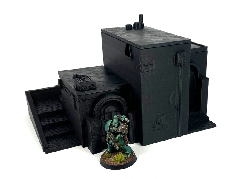 Txarli Factory Desert Building 1 – Winterdyne Commission Modelling Shop