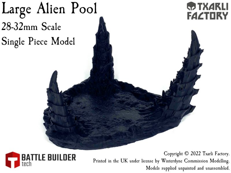 Txarli Factory Large Alien Pool Tyranid like Terrain 40k Stargrave Sci ...
